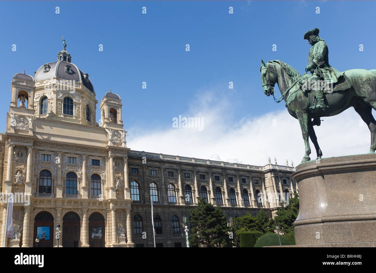 Statue in Front of Museum of Natural History of Vienna in Austria's ...