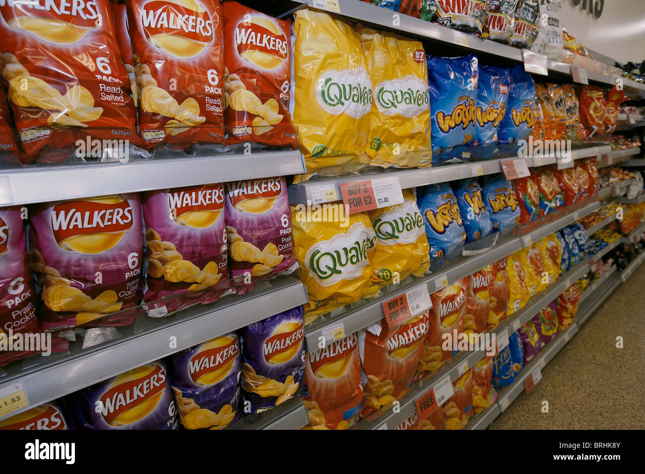 Crisps supermarket hi-res stock photography and images - Alamy