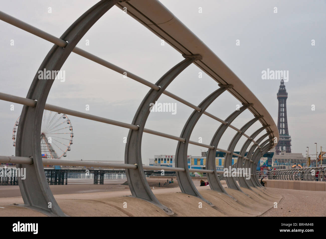 Blackpool's new promenade Stock Photo - Alamy