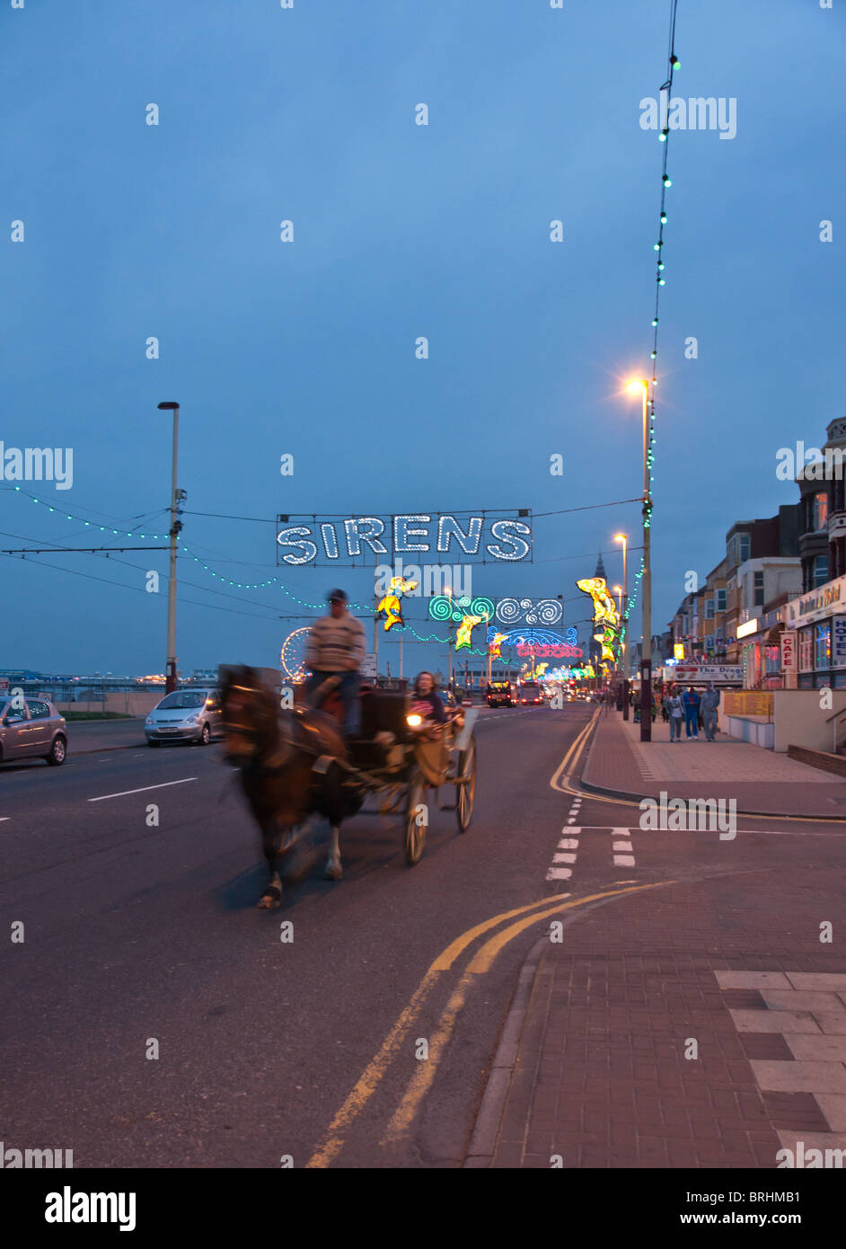 Blackpool's new promenade Stock Photo - Alamy