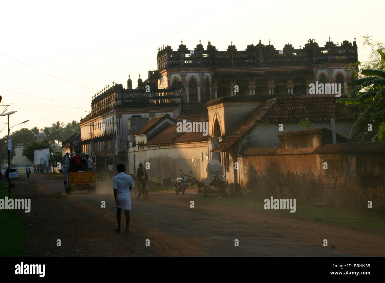 A Chettiar mansion in the Chettinad region of Tamil Nadu, south India ...