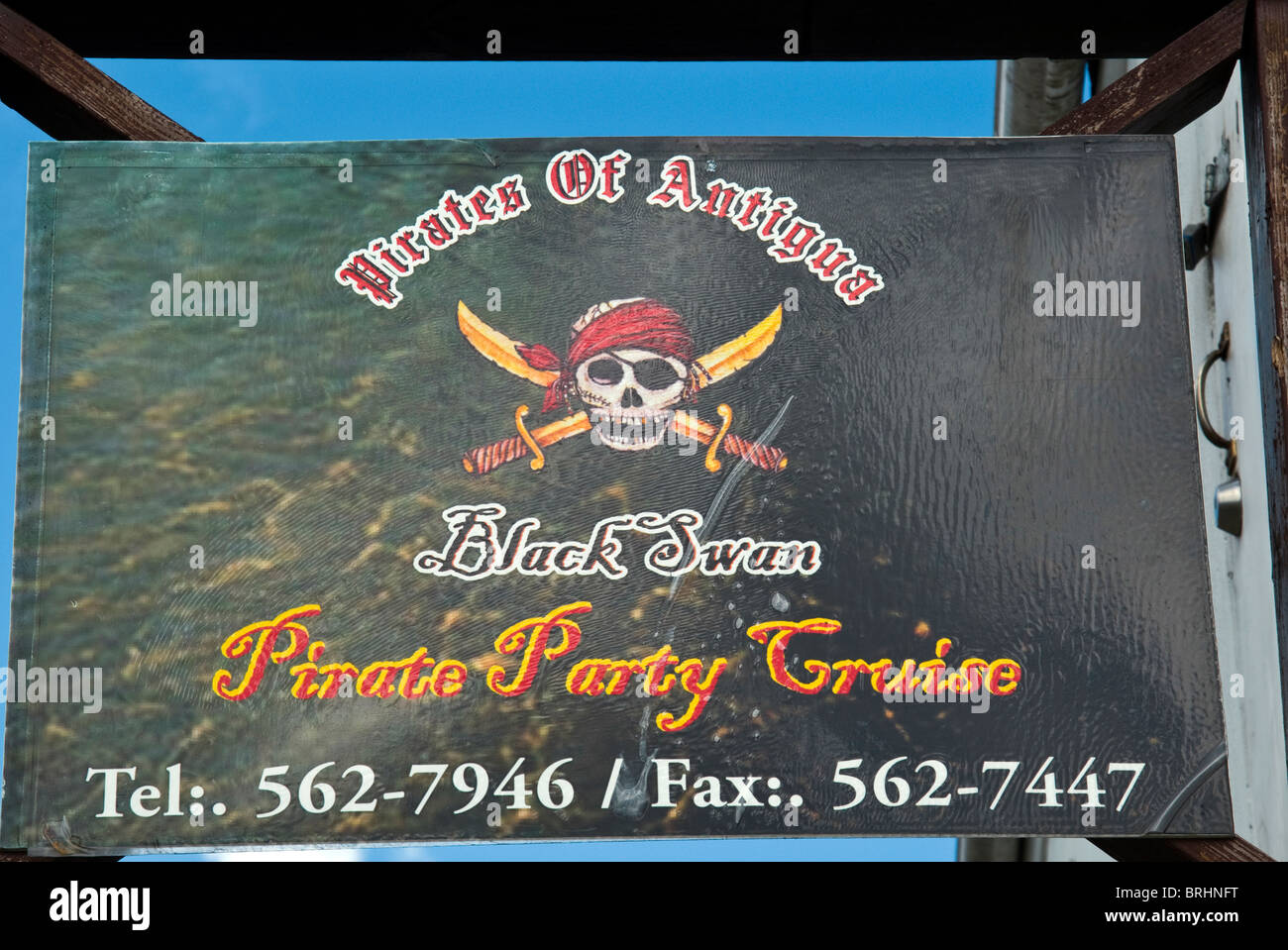 Cruise sign, St.John's, Antigua, West Indies, Caribbean, Central ...