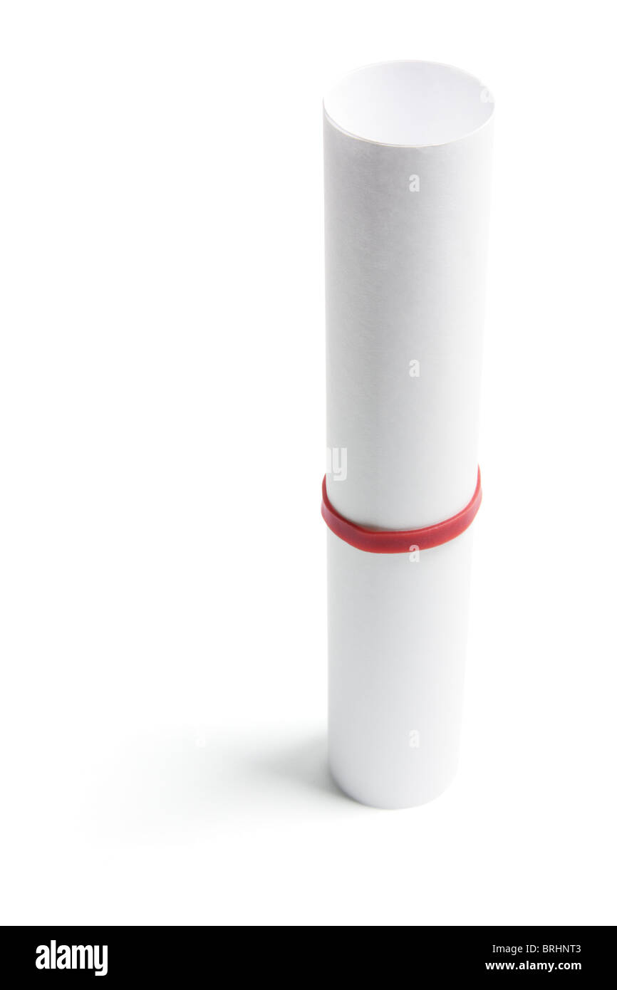 Rolled out paper hi-res stock photography and images - Alamy