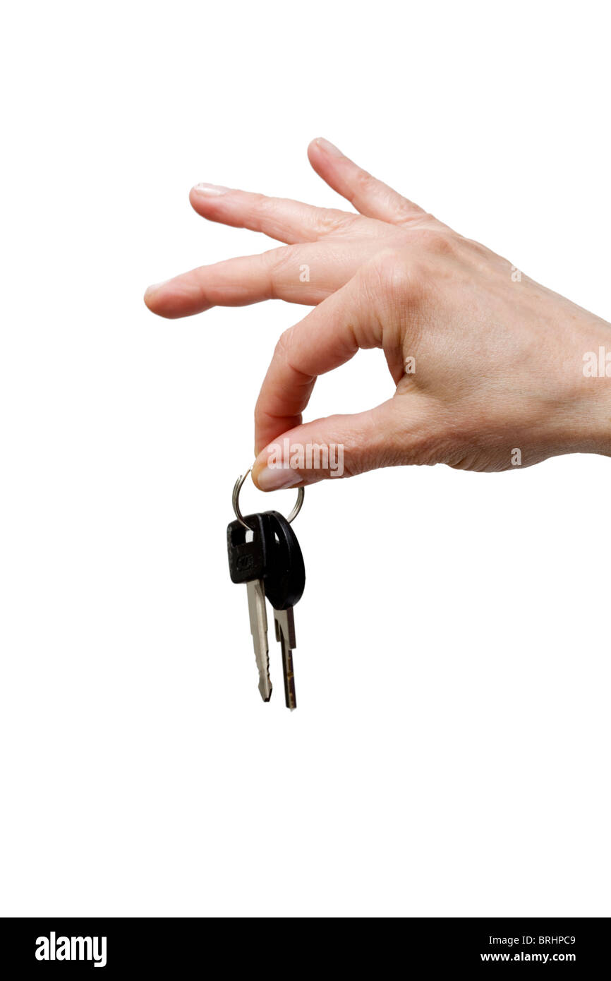 hand holding keys Stock Photo - Alamy