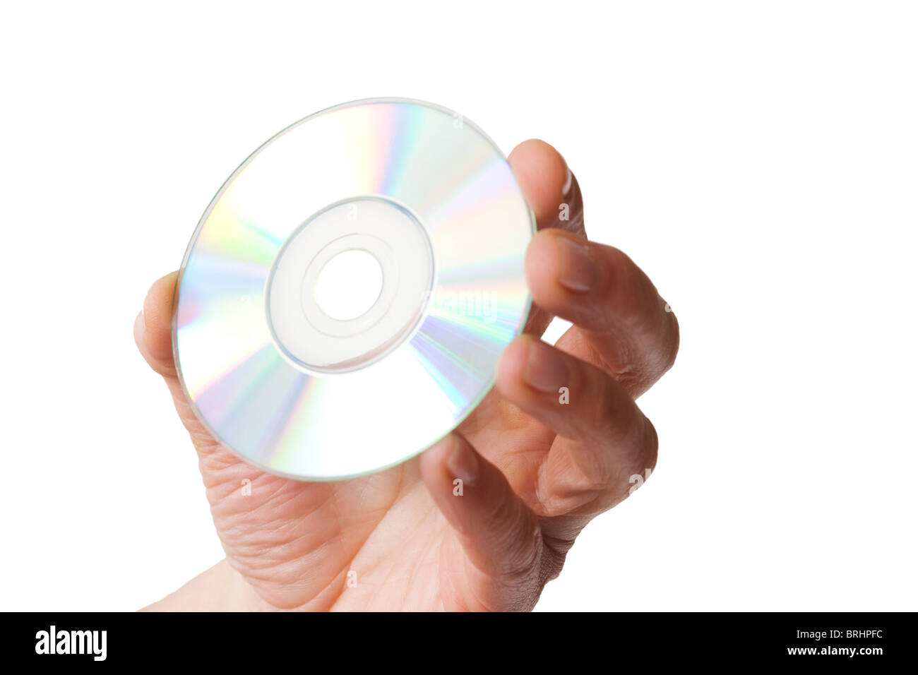 hand holding one dvd Stock Photo - Alamy