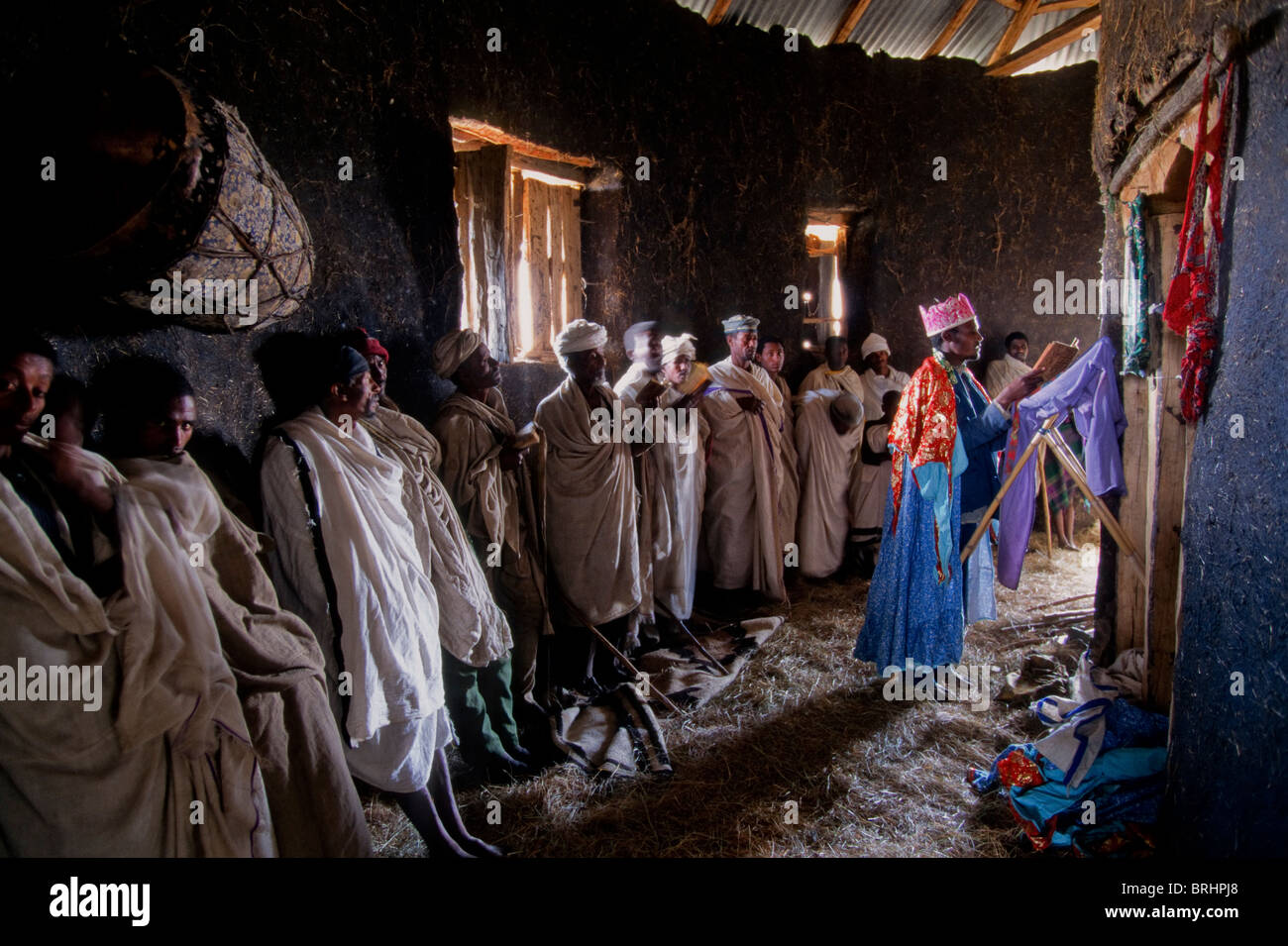 Ethiopian Christian rural church Stock Photo - Alamy