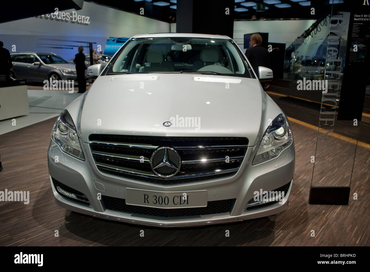 Paris, France, Paris Car Show, Mercedes Benz, R 300 CDI Stock Photo - Alamy