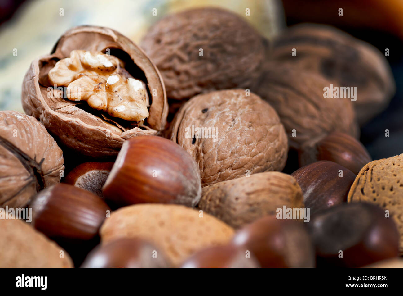 Of various nuts hi-res stock photography and images - Alamy