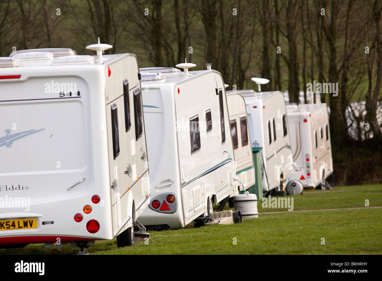 Row caravans hi-res stock photography and images - Alamy