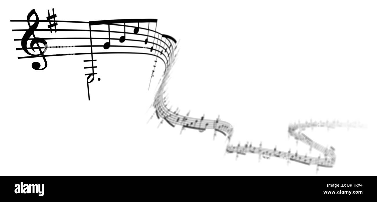 3d music notes Stock Photo - Alamy