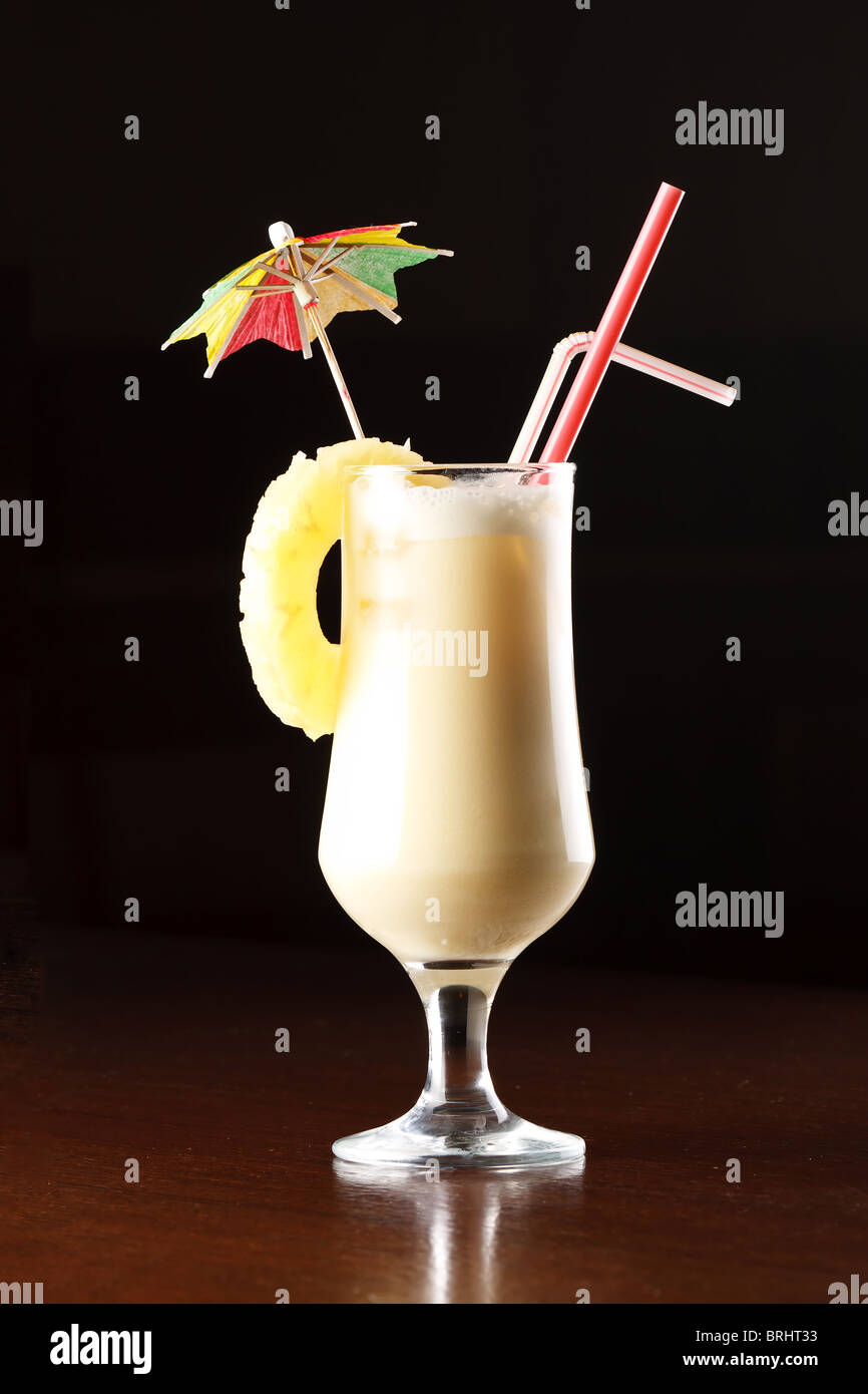 Pina Colada Cocktail Stock Photo - Alamy