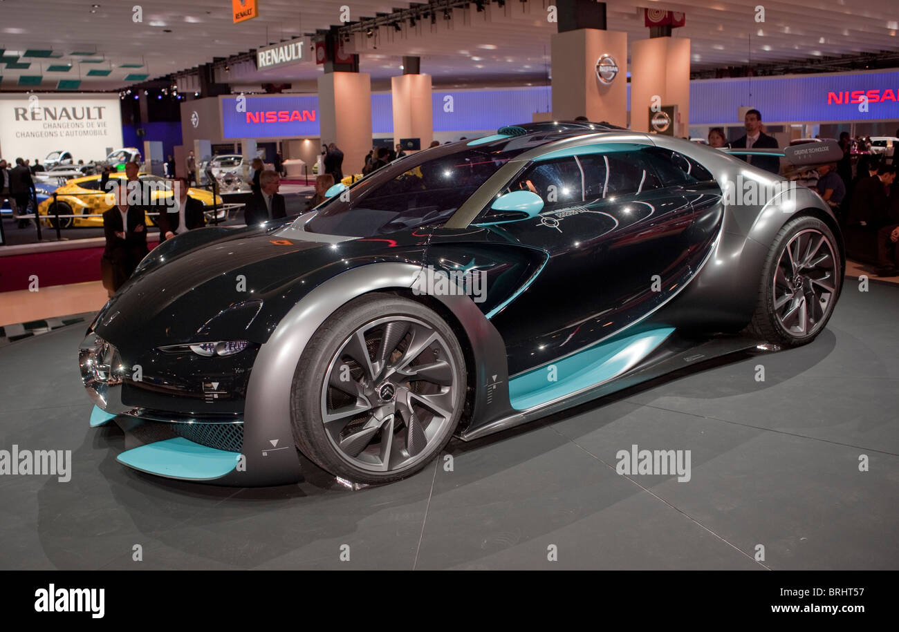 Paris, France, Paris Car Show, Electric Racing Car, Citroen, Survolt ...