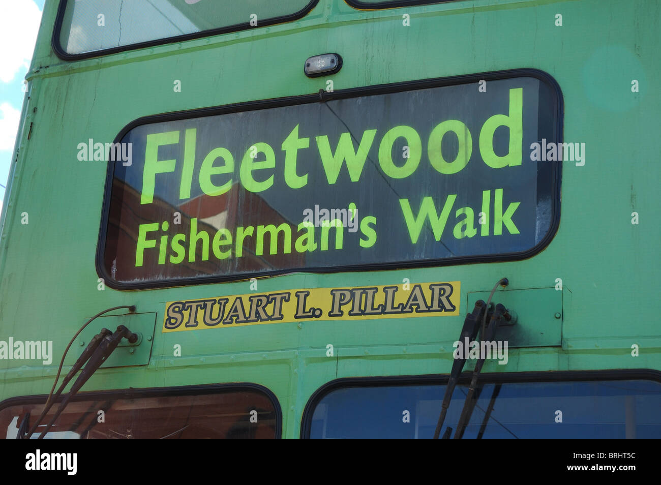 Blackpool tram at fishermans walf fleetwood Stock Photo - Alamy