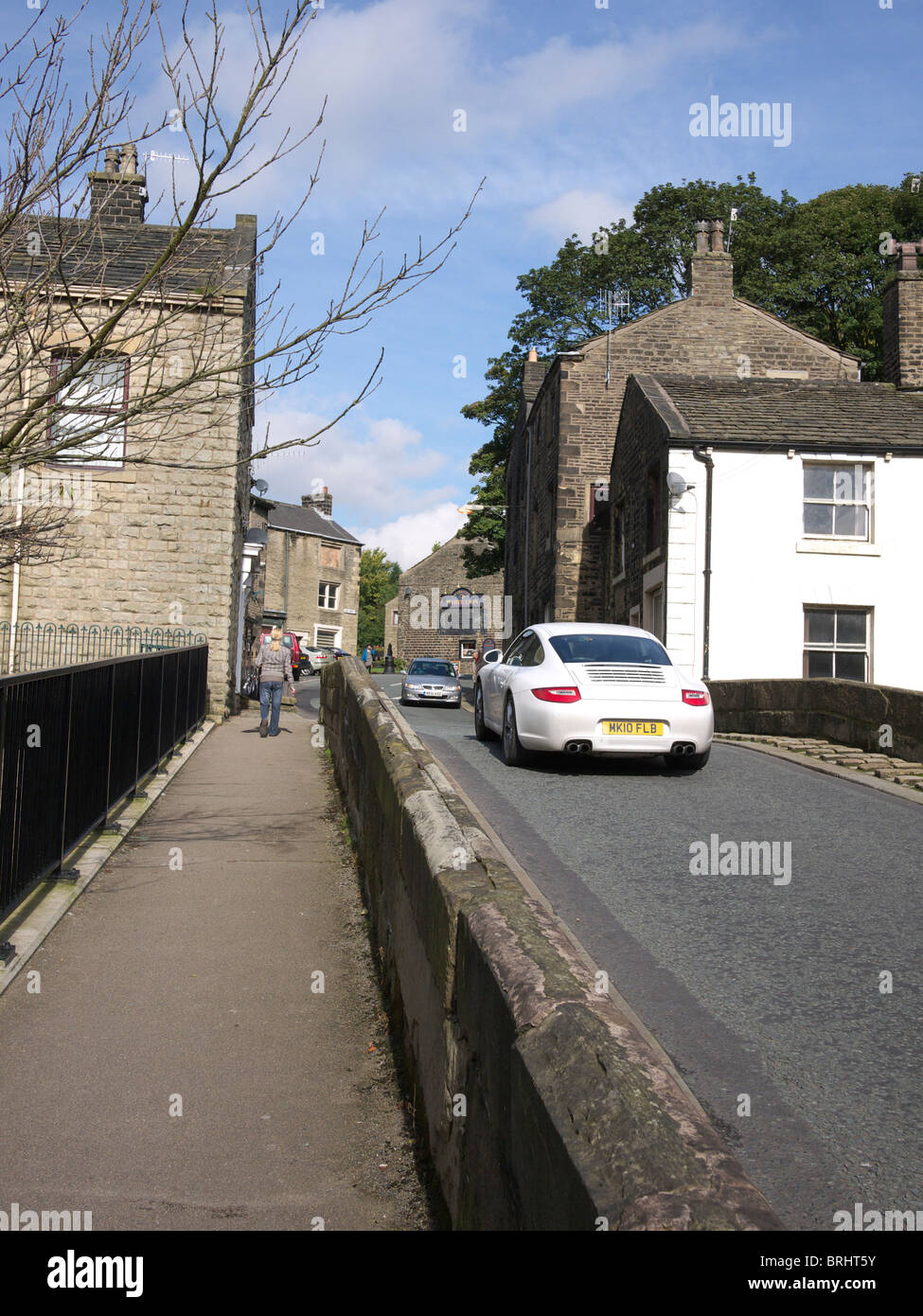 The Bridge, Delph village, Saddleworth,England, UK Stock Photo - Alamy