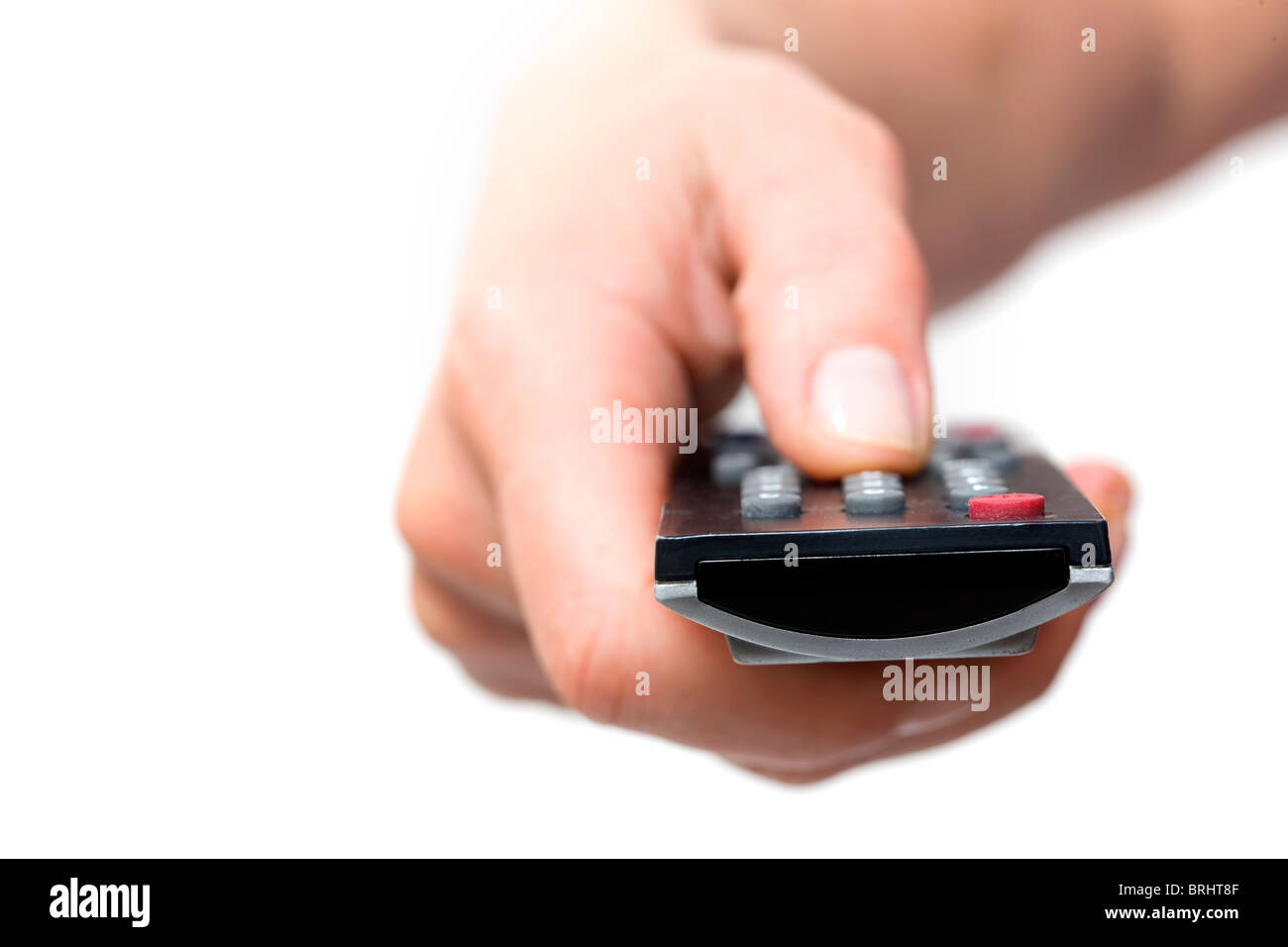 hand holding a remote control Stock Photo - Alamy
