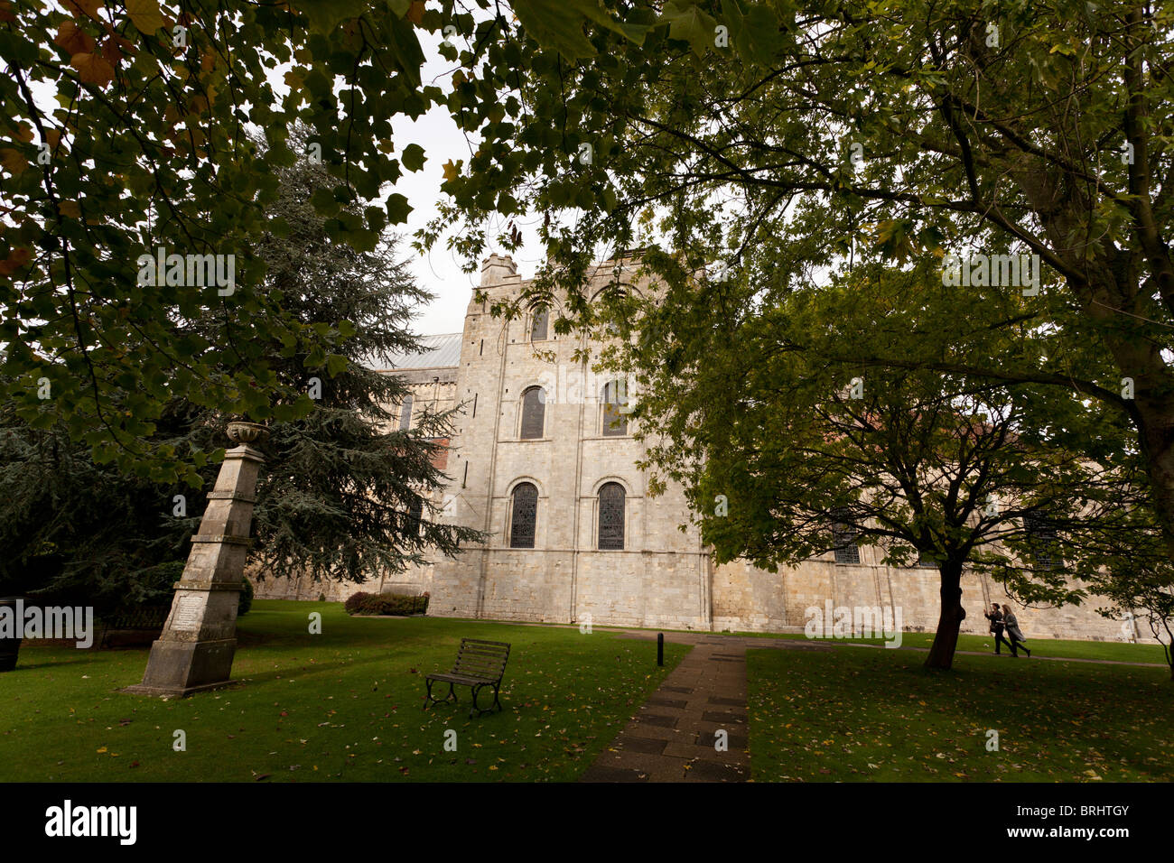 Romsey abbey, Parish church of St Mary and St Ethelflaeda Stock Photo ...