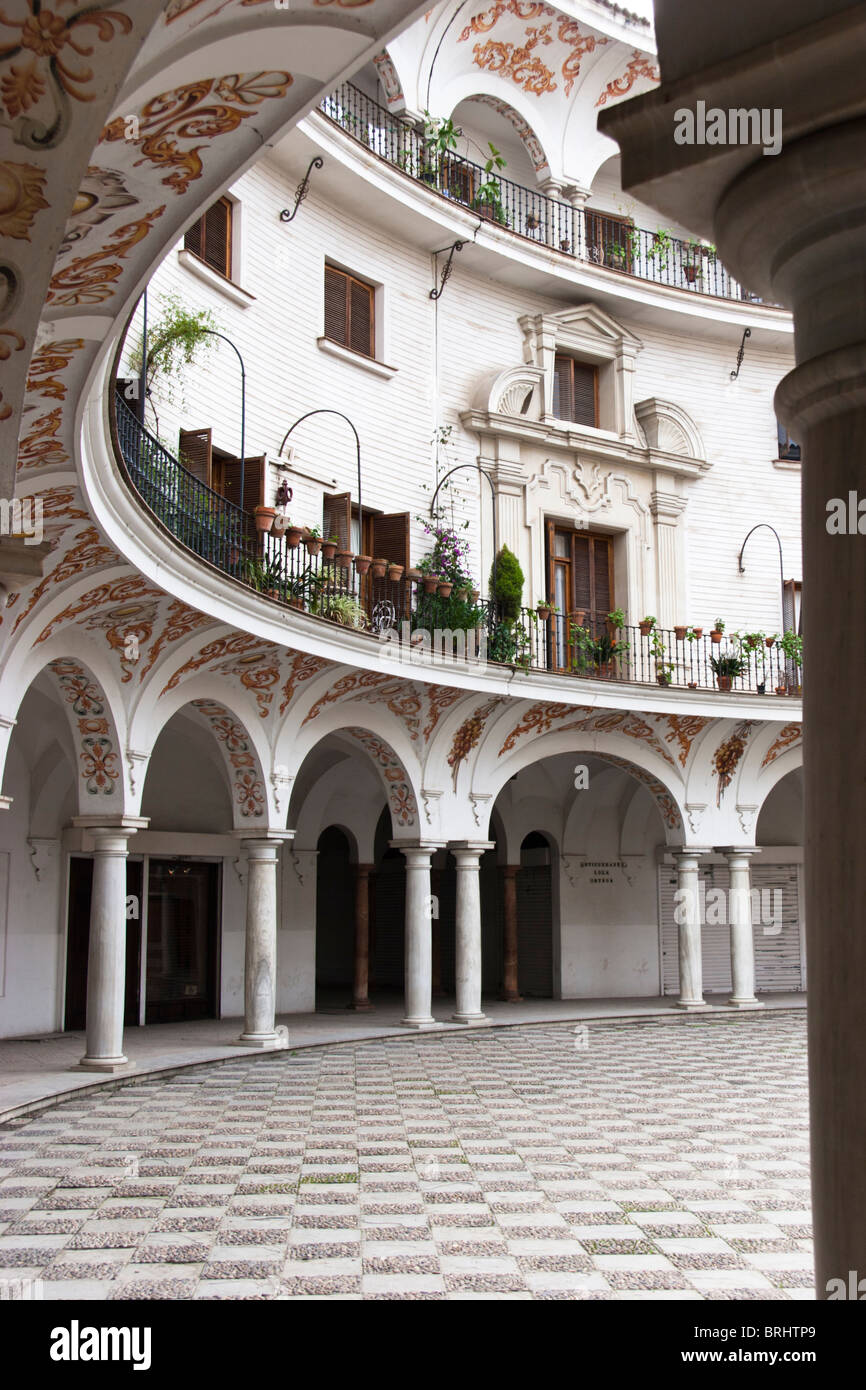 curved spanish building Stock Photo - Alamy