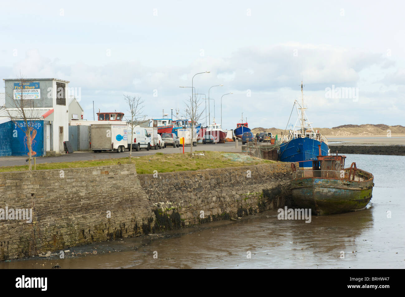 The pier at Killala, Co. Mayo, Ireland Stock Photo - Alamy