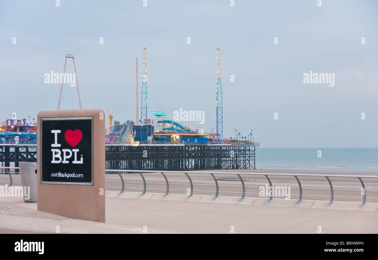 Blackpool's new promenade Stock Photo - Alamy