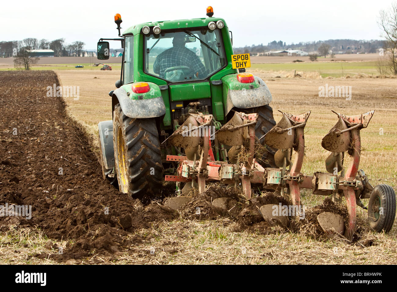 spring plowing.Angus Scotland Stock Photo - Alamy