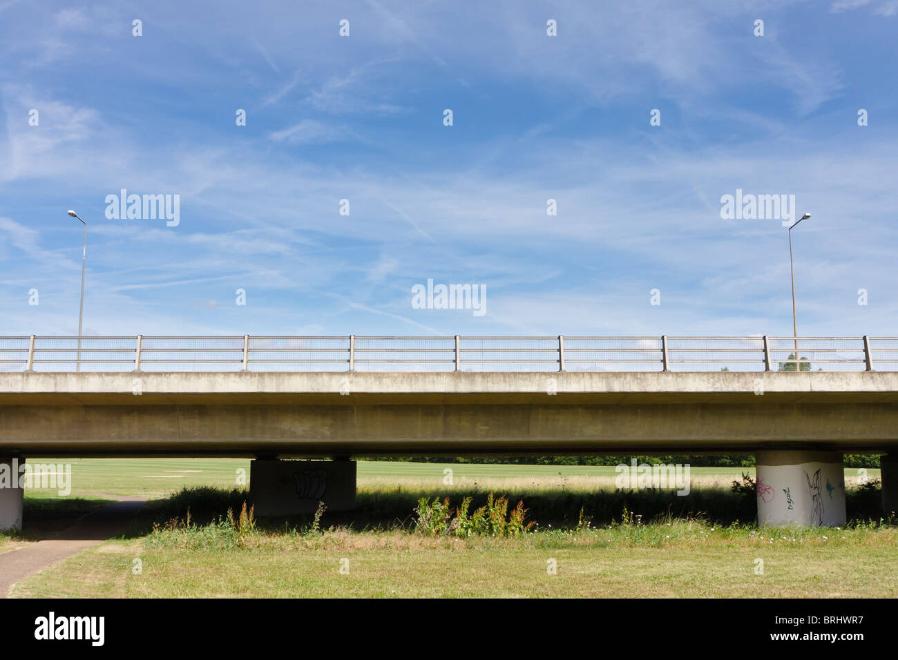 Road flyover bridge on A421 road, Milton Keynes, UK Stock Photo - Alamy