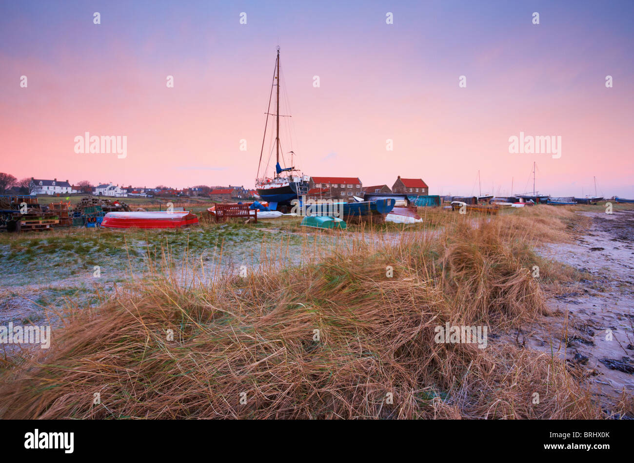 Holy island harbour hi-res stock photography and images - Alamy