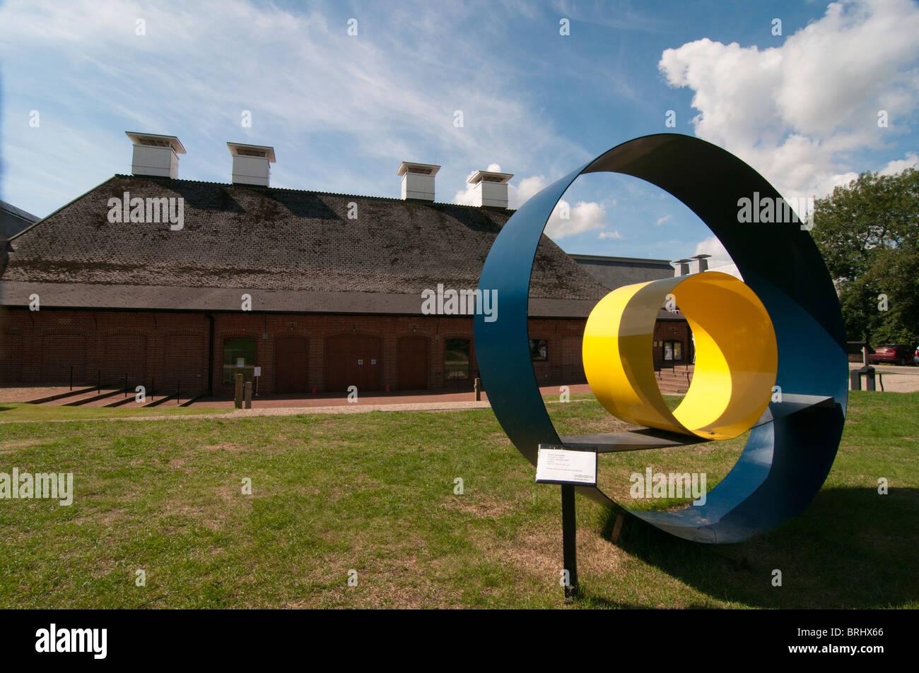 David Annesley untiled sculpture (Circle) an Snape Maltings, Suffolk ...