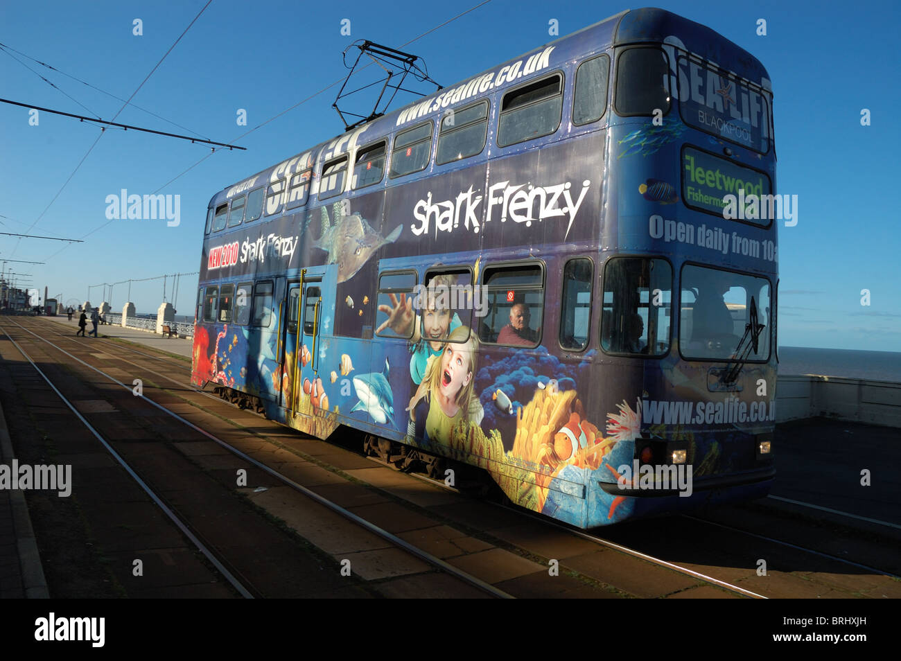 Blackpool tram fylde tramway society 125th anniversary Stock Photo - Alamy