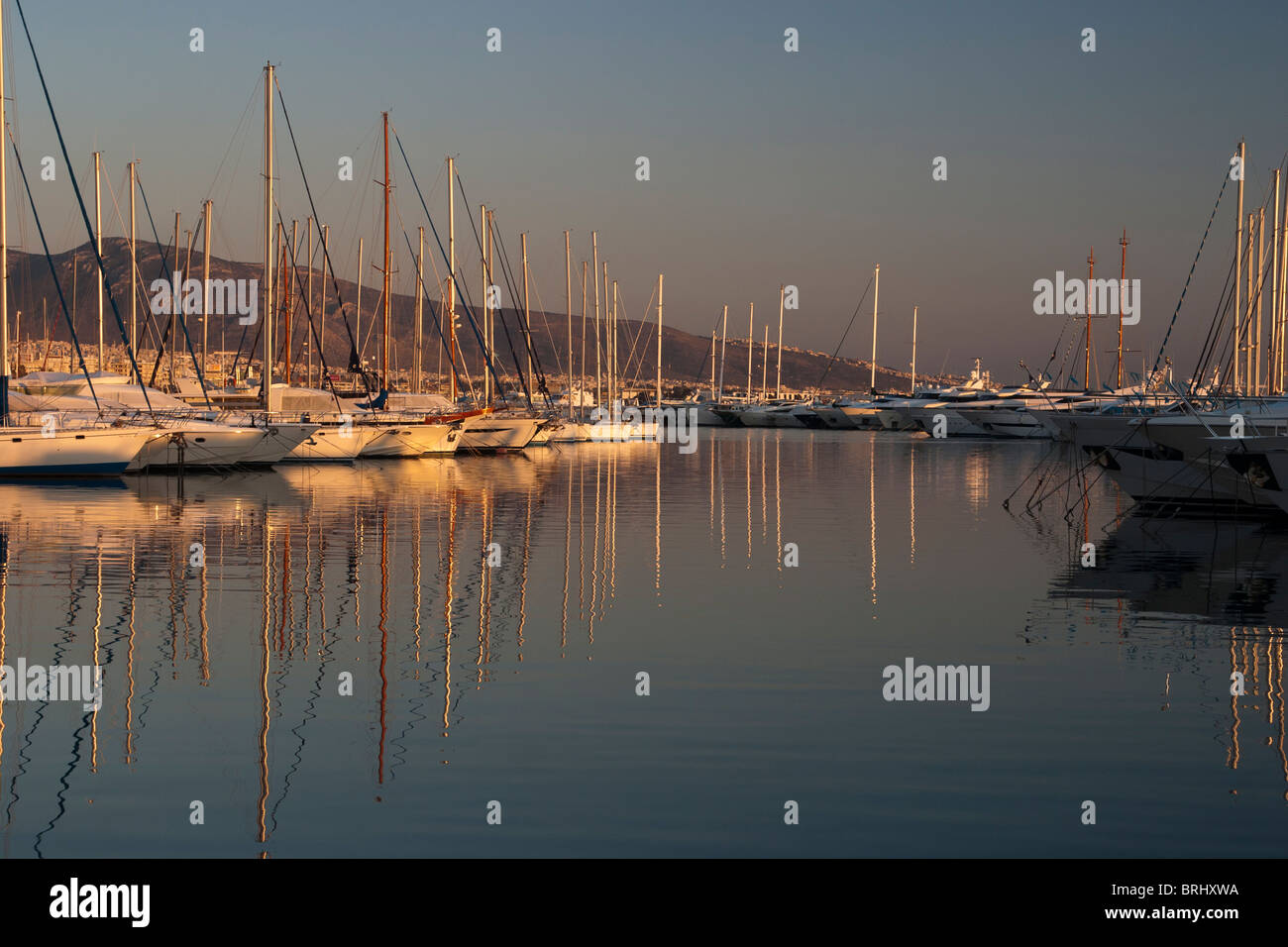 Alimos marina in Athens Stock Photo - Alamy