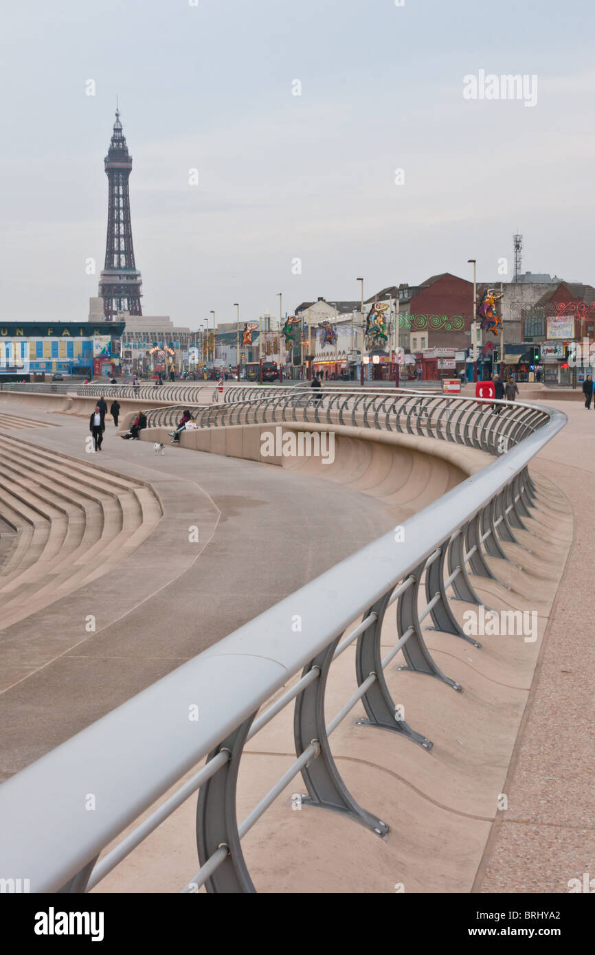 Blackpool's new promenade Stock Photo - Alamy