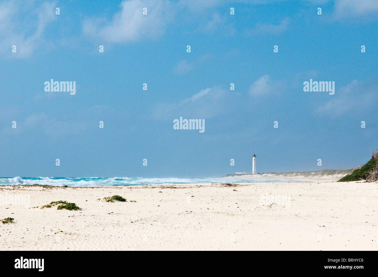 Mexico, Cozumel. Punta Celerain Lighthouse, Playa Punta Sur Park, Isla ...
