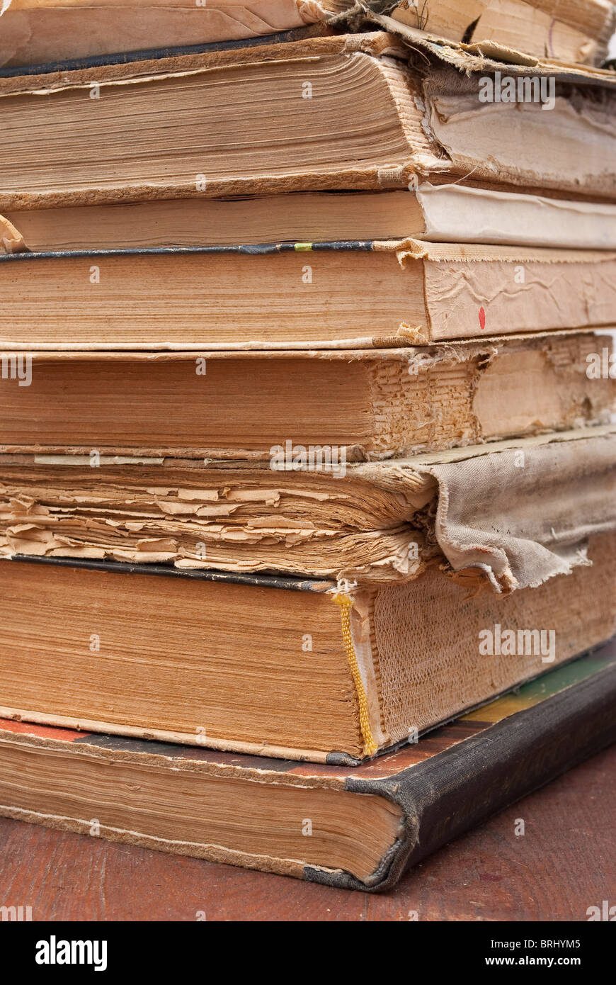 Pile of old books Stock Photo - Alamy