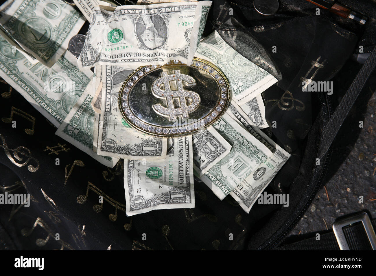 Money at street hi-res stock photography and images - Alamy