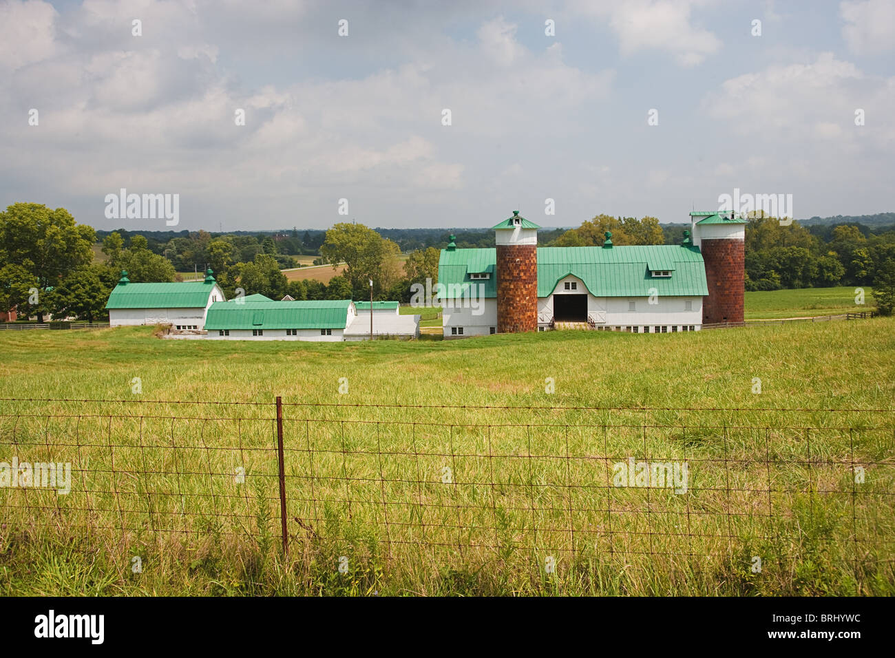 rural landscape farm Stock Photo - Alamy