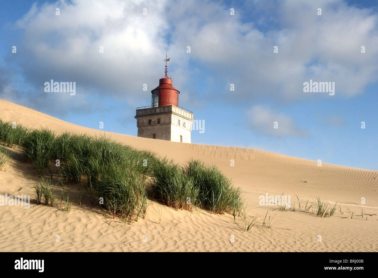 lighthouse in Rubjerg Knude in Denmark Stock Photo - Alamy
