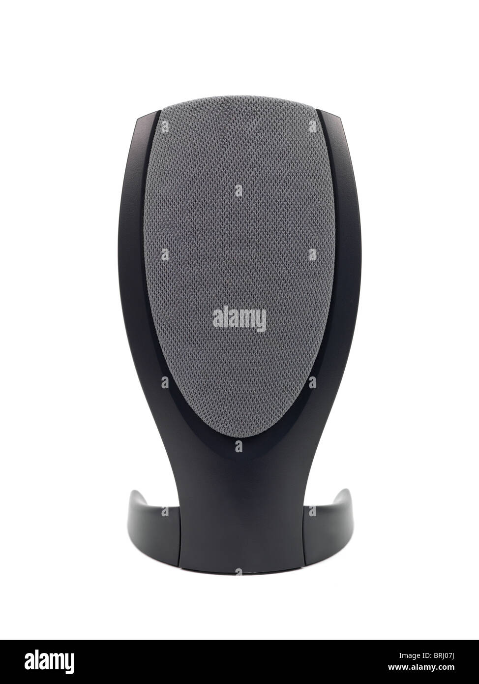 A computer speaker isolated against a white background Stock Photo - Alamy