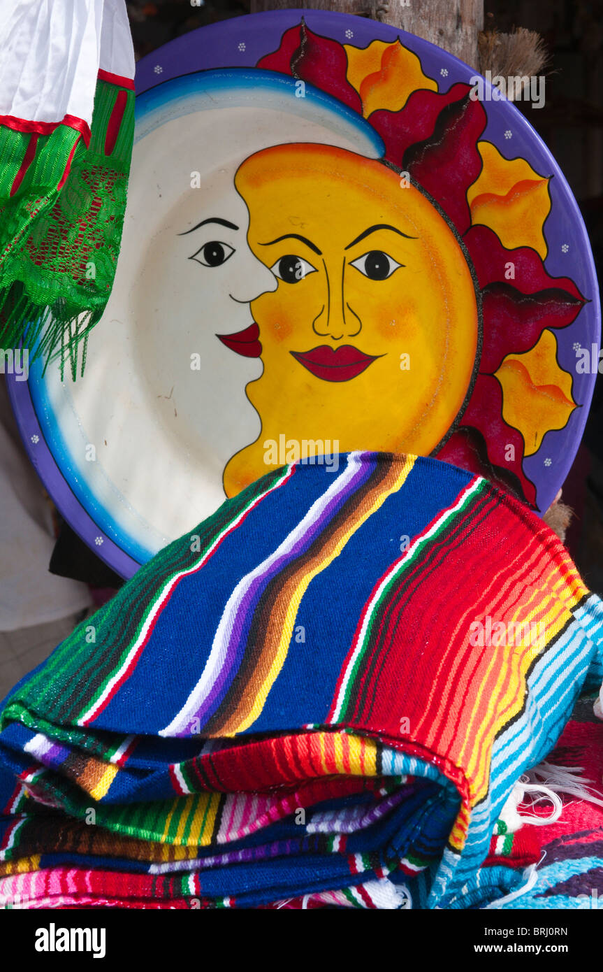 Mexico, Cozumel. Souvenir ceramic pottery, San Miguel de Cozumel, Isla ...