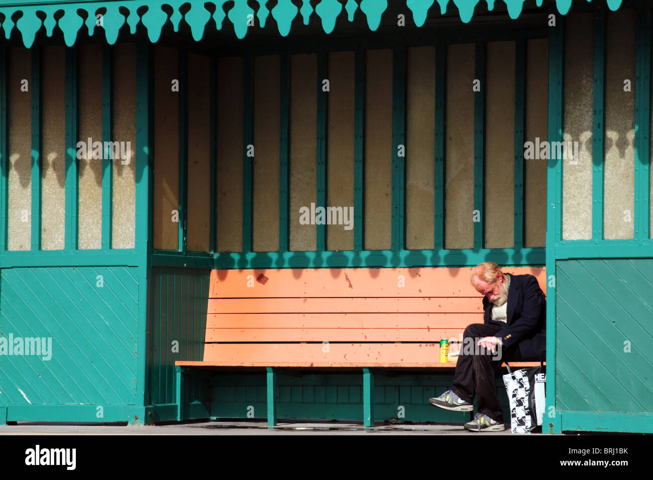 Sleeping tramp hi-res stock photography and images - Alamy