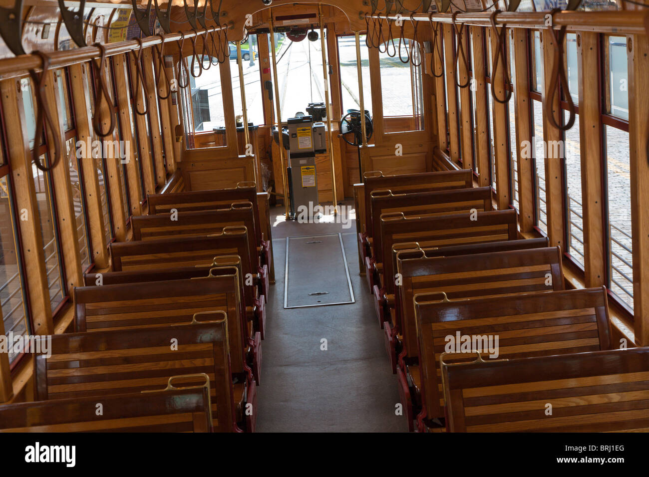 Streetcar interior hi-res stock photography and images - Alamy