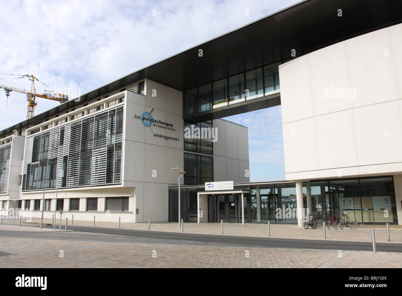Exterior of Ecole Polytechnique Tours France September 2010 Stock Photo ...