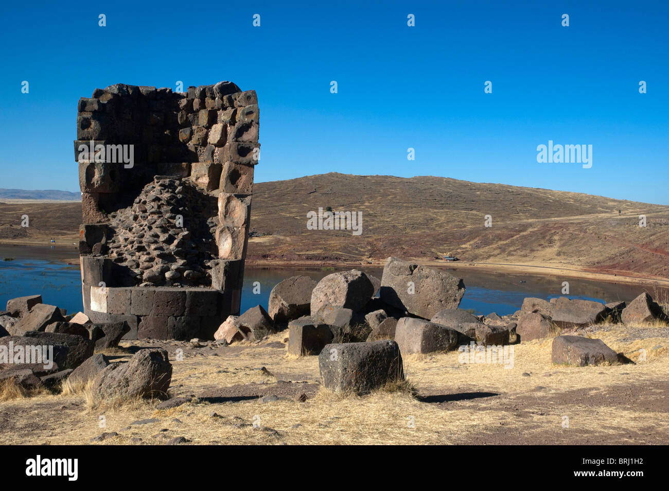 Chullpa of sillustani hi-res stock photography and images - Alamy