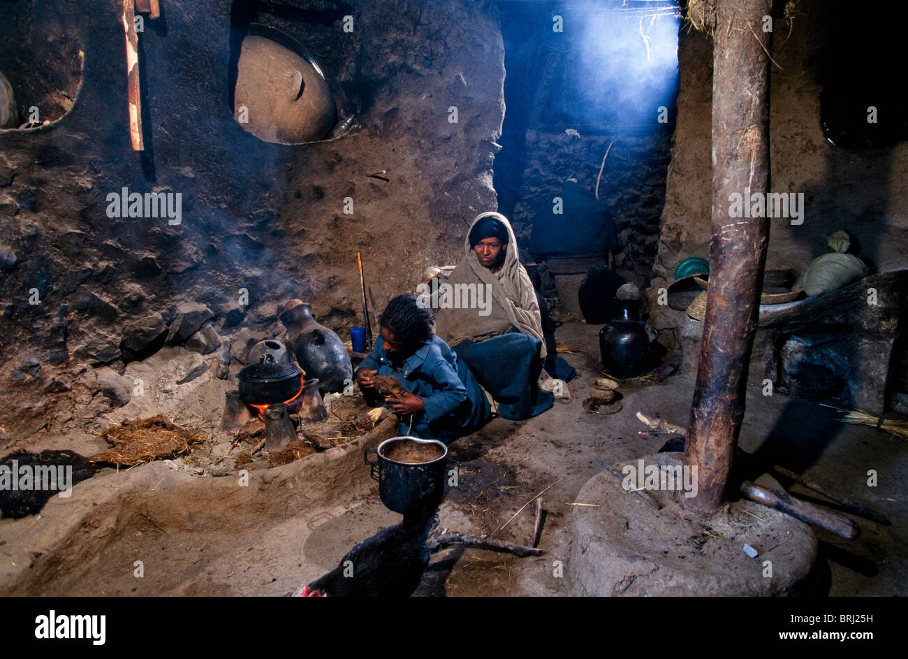 Inside a rural house, Ethiopia, Africa Stock Photo - Alamy