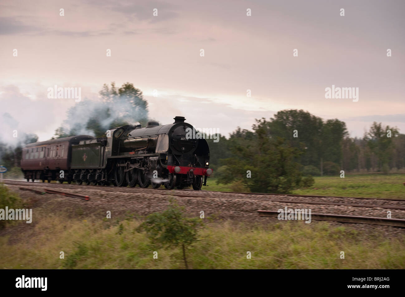 Sir Lamiel passing through Santon Downham heading towards Brandon ...