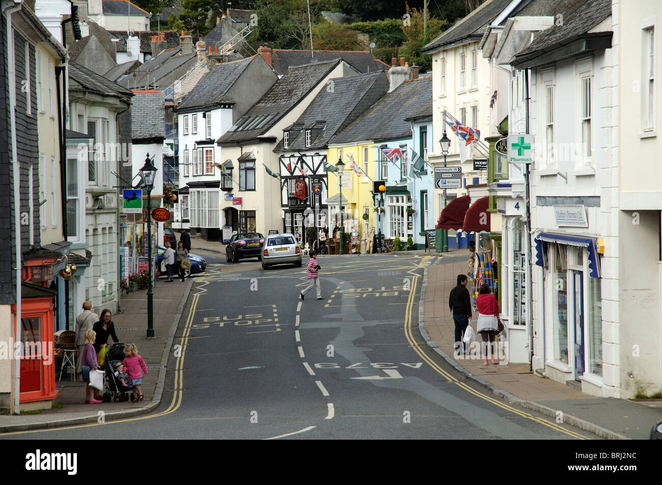 Modbury a small town in the South Hams region of South Devon England UK ...