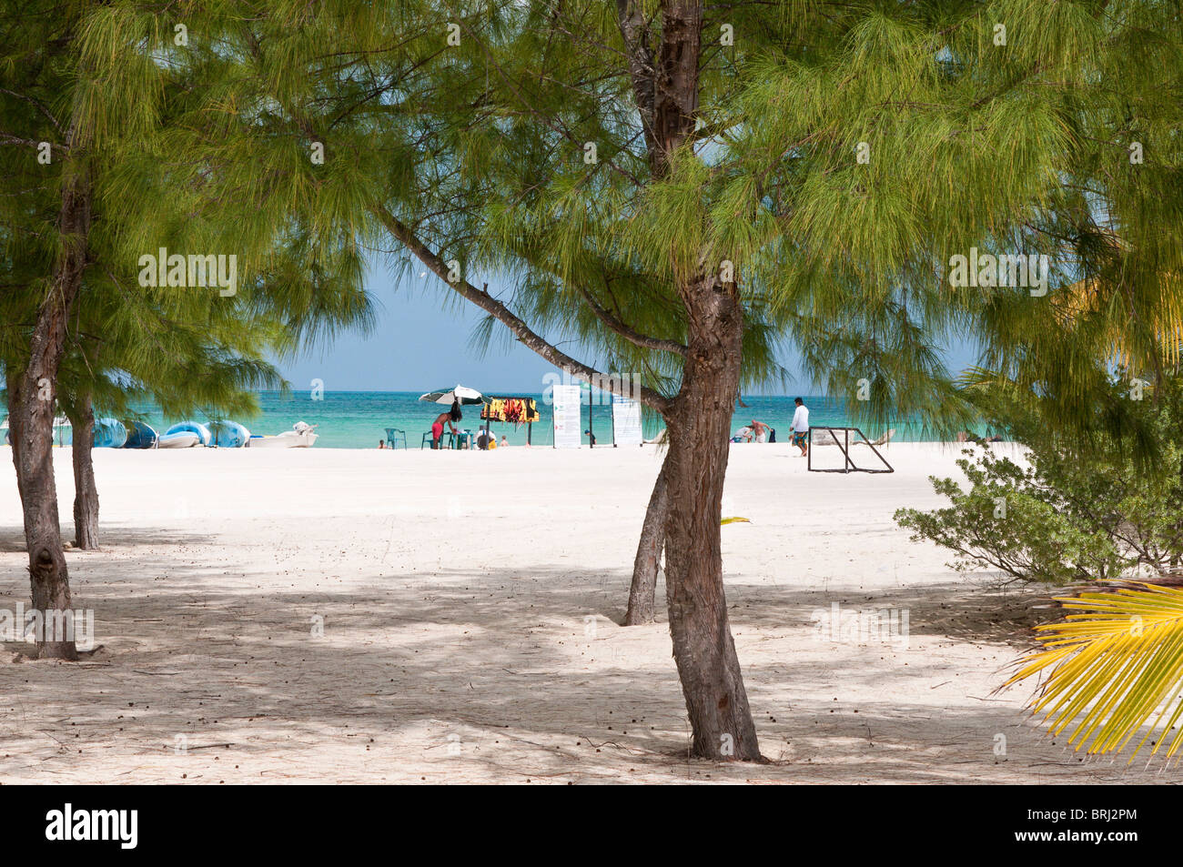 Mexico, Cozumel. Isla Pasion (Passion Island) off Isla de Cozumel ...