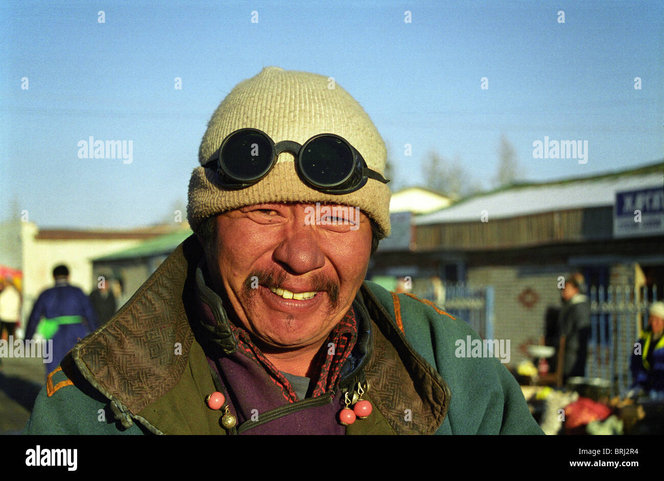 biker Mongolia mongolie Mongolie traditional dress native people Stock ...