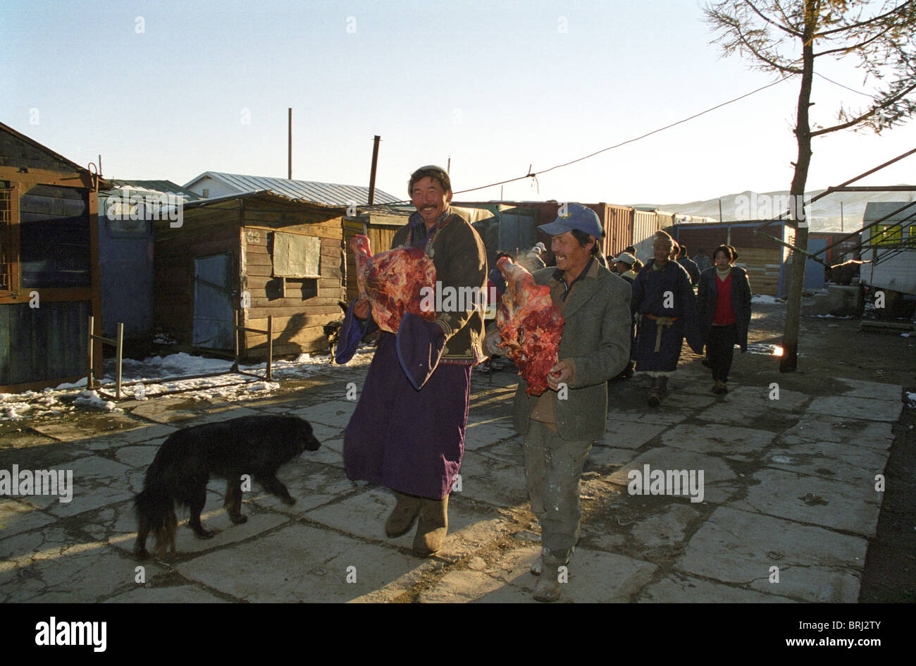 Mongolia mongolie Mongolie traditional dress native people Stock Photo ...