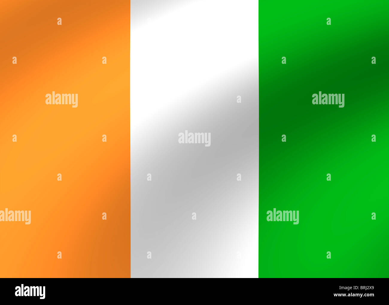 Cote d Ivoire flag Stock Photo - Alamy