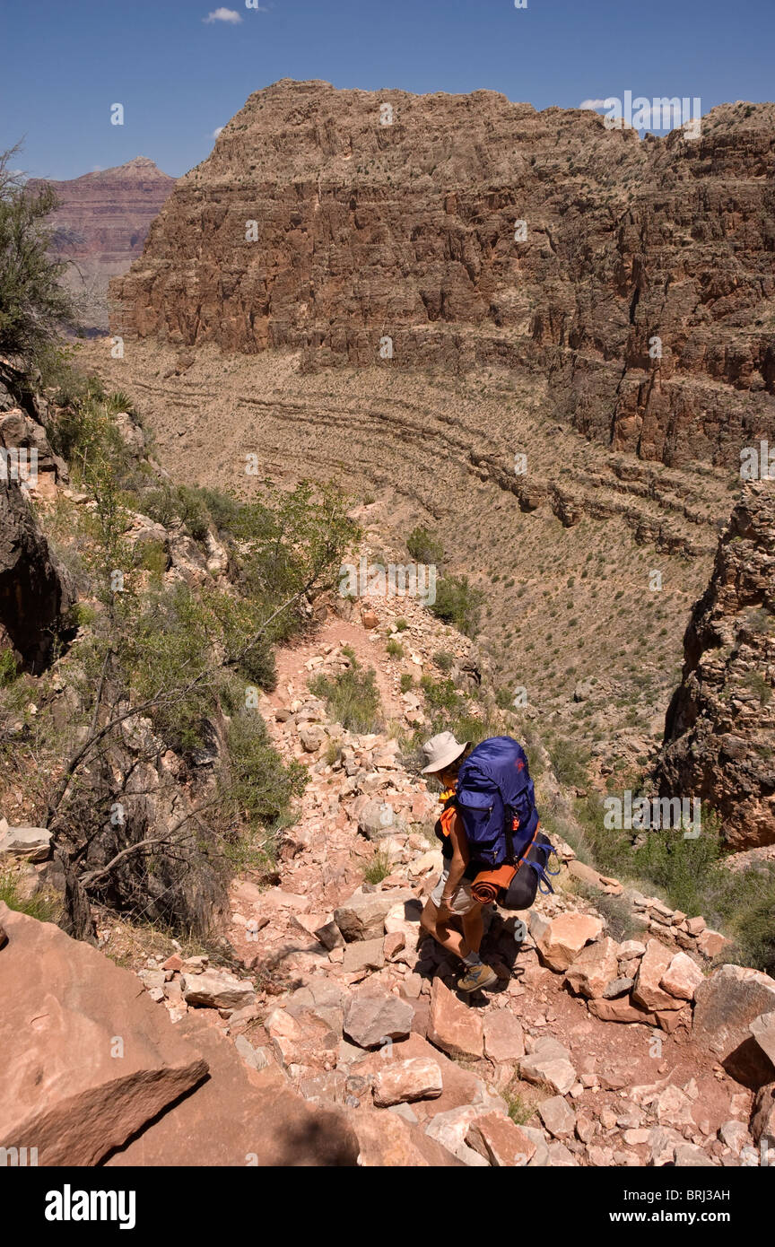 Arizona Grand Canyon National Park Tonto Trail hike Hermit Trail ...