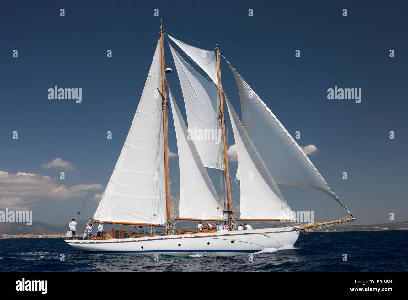 Classic Yacht Race Sail Boat High Resolution Stock Photography and ...